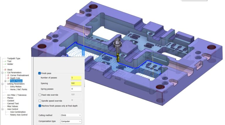 Mastercam 2025: Enhancing Dynamic Toolpaths with Finish Passes - mastercam.com