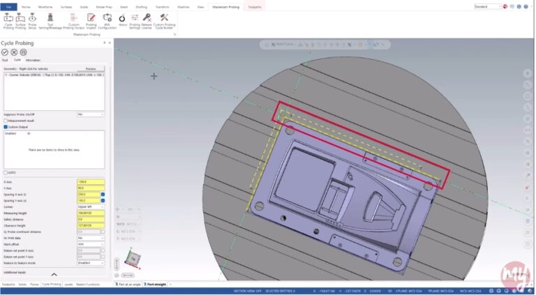 Mastercam Probing: How to Correct Fixture Misalignment with Coordinate System Rotation ...